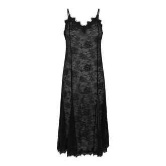 Cream Sanne Slipover Spitzenkleid - - Dresses - Damen - Schwarzk - L