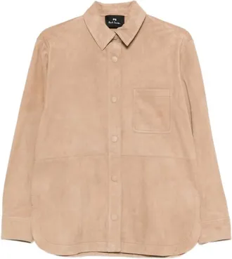 Paul Smith Femme, Blouses et Chemises, Beige, Taille: 36 FR Point Collar Shirt