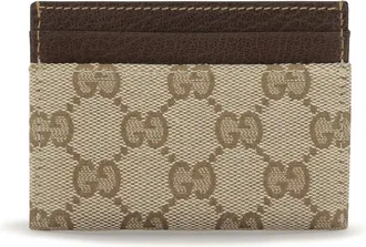 Gucci Horsebit Card Case - Beige