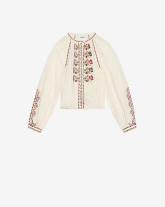 Isabel Marant Blouse Lynne - Femme - &Eacute;cru - Taille42 - Marant &Eacute;toile