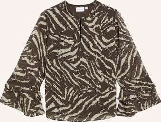 Comma Comma Bluse braun