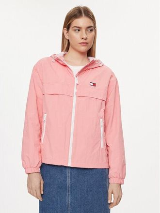 Tommy Jeans Windjacke Chicago DW0DW17747 Rosa Regular Fit
