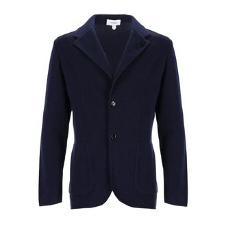 Lardini Einknopf-Strickblazer - - Jackets - Herren - Blau - XL