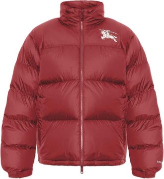 Burberry Highlands Puffer Jacket - - Jackets - Herren - Rot - M