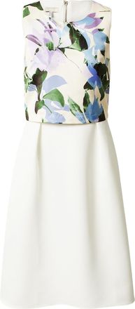 Apart Fashion Damen Partykleid Kleid, Creme-multicolor, 46 EU