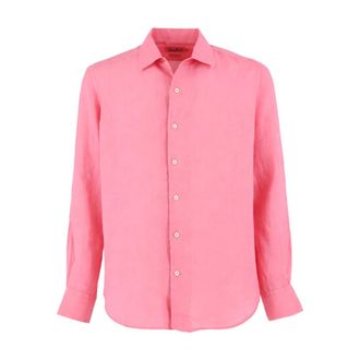 MC2 Saint Barth Linen Vintage 23 Shirt - - Shirts - Herren - Rosa - 2XL