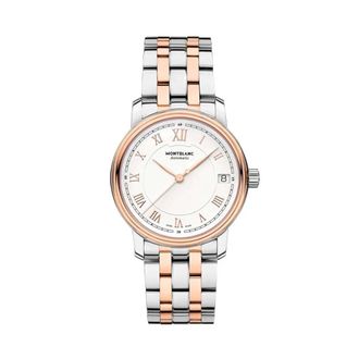 Montblanc Montblanc, Femme, Accessoires, Gris, Taille: ONE Size Tradition Automatic Date Watch
