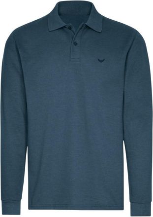 Trigema Langarm Poloshirt mit Armbündchen