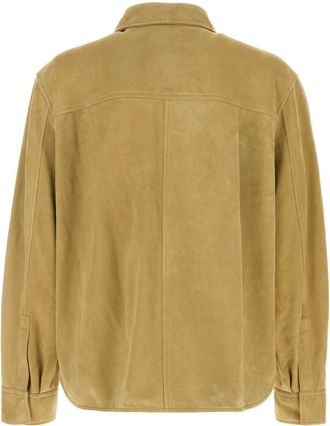 Loewe Suede Overshirt - Beige