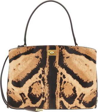 Balenciaga Printed calfhair small Rodeo bag Woman One Size