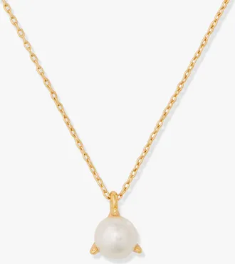 Kate Spade New York Kate Spade Brilliant Statements Anh&auml;nger Mit Drei Krappen f&uuml;r Frauen in Creme/Gold | Metall