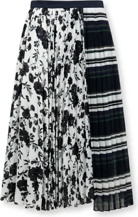 sacai Femme, Jupes, Multicolore, Taille: 40 FR Pattern Mix Skirt