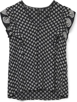 Vero Moda Vmsimi Savanna Cap Sleeve Top WVN Ga