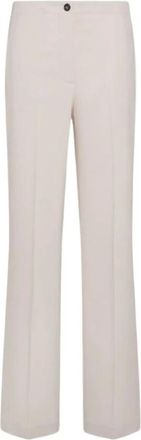Seventy Femme, Pantalons, Blanc, Taille: 40 FR Wide Pantalons