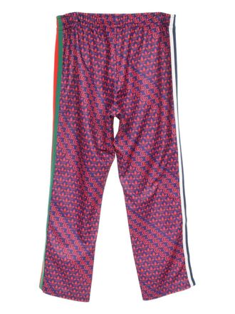 Gucci x Adidas 2010s Hose mit GG-Muster - Blau