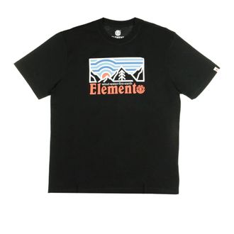 Element T-shirt Homme Noir Wander Flint - Homme - Tops - Noir - Taille: XL