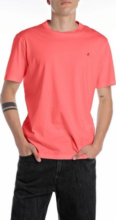 Replay Herren M3097 T-Shirt, 556 Poppy RED, Large