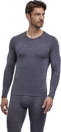 Falke Hommes T-Shirt Manches Longues Coupe ajust&eacute;e Laine, Fibre Artificielle