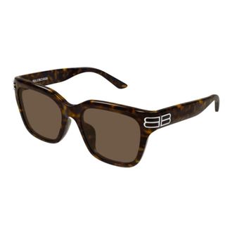 Balenciaga Rechteckige Sonnenbrille - - Accessories - unisex - Braun - 56 MM