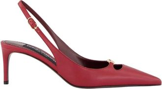 Dolce & Gabbana Femme, Chaussures, Rouge, Taille: 35 EU Escarpins Slingback Lollo