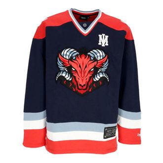 Dolly Noire Goat Hockey Crewneck - - Sweatshirts & Hoodies - Herren - Mehrfarbig - XL