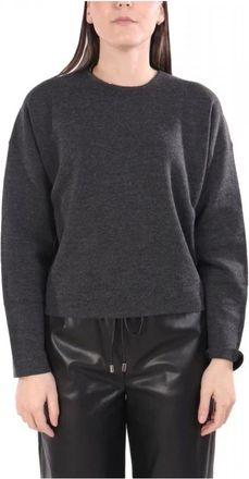 Marella Femme, Pulls, Gris, Taille: 42 FR Tricot ras du cou