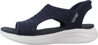 Skechers Femme, Chaussures, Bleu, Taille: 37 EU Ultra Flex 3.0 Sun Sandales