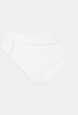 Triumph Klassische Pantys mit hohem Bund-Set Sense Of Modal 10224762 Weiß