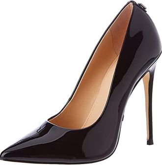 Guess Femme FELYX4 Carry Over Sneaker, Le Noir, 37 EU