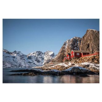 artboxONE Poster 30x20 cm Reise Scandinavia hochwertiger Design Kunstdruck - Bild norwegen norwegen skandinavien