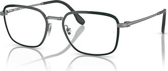 Ray-Ban Rb6511 Optics Gunmetal Fassung Klar Glas Polarisiert 55-19