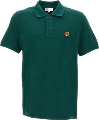 Maison Kitsun&eacute; Homme, Tops, Vert, Taille: S Polo