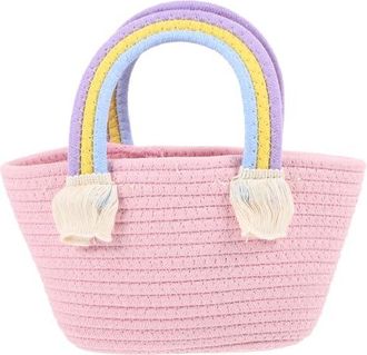 Holibanna De Plage Tissé À La Main Pour Fille De Panier De Pique- En Osier Couleur Aléatoire