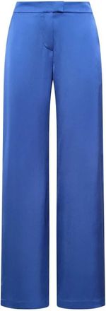 Maliparmi Maliparmi, Femme, Pantalons, Bleu, Taille: 42 FR Shiny Cady Pantalons