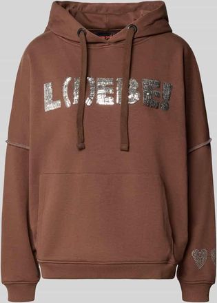 Miss Goodlife Oversized Hoodie aus reiner Baumwolle Modell L(I)EBE