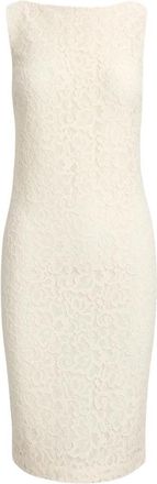 Ralph Lauren Webkleid im Etui-Schnitt - - Dresses - Damen - Beige - S