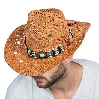 Generico Chapeau de soleil &agrave; large bord,Chapeau de soleil occidental &eacute;l&eacute;gant - Chapeau pour femmes pour la photographie de voyage, le pique-nique, les vacances