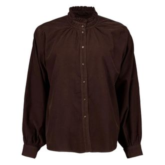 Sacr&eacute;coeur Femme, Blouses et Chemises, Brun, Taille: 40 FR Soline Blouse