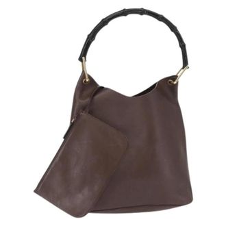 Gucci Sac bandouli&egrave;re Pre-owned - Femme - Pre-owned - Brun - Taille: ONE Size