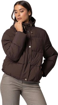 Kocca Femme, Vestes, Brun, Taille: 42 FR Veste Gonflante Chaude &agrave; Col Montant