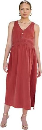 Envie de Fraise Robe Longue Grossesse et Allaitement Terracotta 40