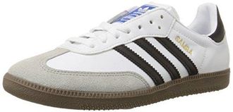 adidas Originals Adidas Samba, Baskets pour homme, White Black Gum, 43.5 EU
