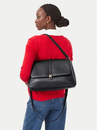 Tommy Hilfiger Handtasche Th Libre Satchel AW0AW19197 Schwarz
