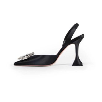 Amina Muaddi Begum Sling 95 - - Shoes - Damen - Schwarzk - 36 EU
