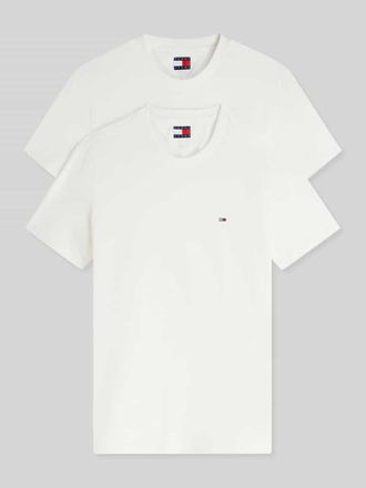 Tommy Jeans Slim Fit T-Shirts aus reiner Baumwolle im 2er-Pack