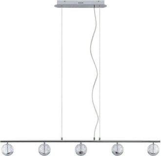 Lucande Lucande - neuwertig] Kilio Led Hängeleuchte Hängeleuchte Hängelampe Leuchte 5 Flammig Chrom B-Ware