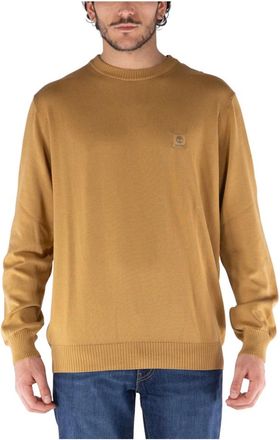 Timberland Homme, Pulls, Brun, Taille: XL Pull Col Rond en Coton