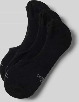 Calvin Klein F&uuml;sslinge aus Baumwoll-Mix im 3er-Pack