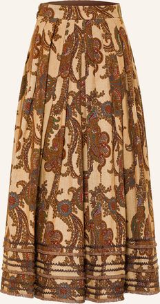 Sportalm Trachtenrock Aus Cord beige