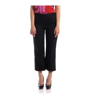 Manila Grace Stylische Hose f&uuml;r Frauen - - Trousers - Damen - Schwarzk - S